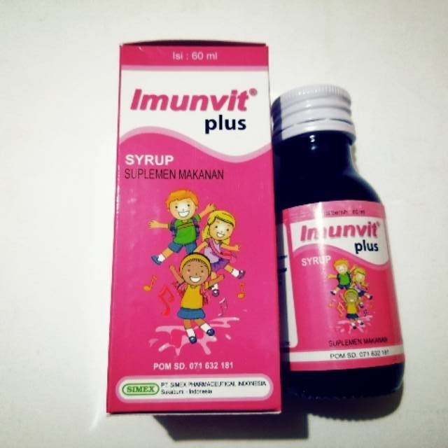Jual IMUNVIT PLUS SYRUP - IMUNVIT SYRUP ANAK 60 ML | Shopee Indonesia