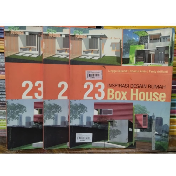 Jual Buku 23 Inspirasi Desain Rumah Box House - rumah idaman | Shopee ...