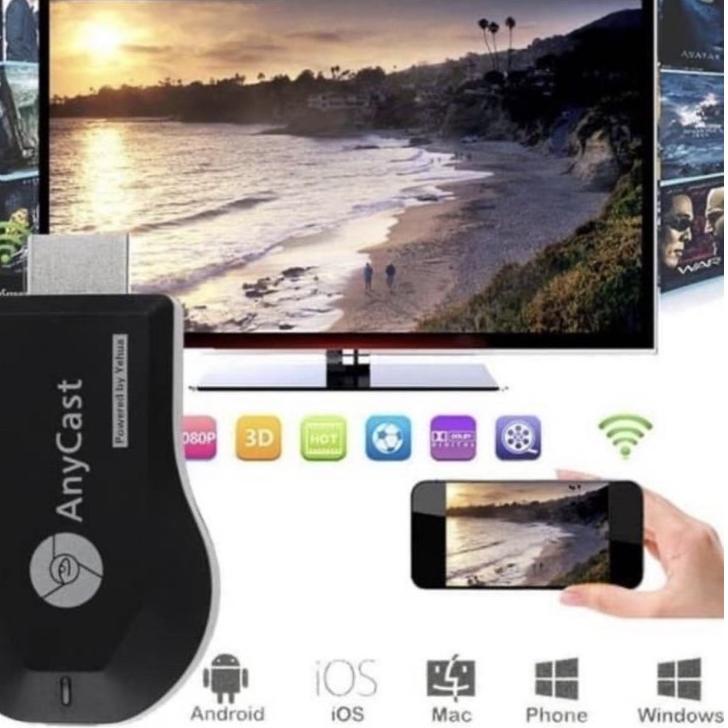 Jual Langsung Kirim Anycast dongle hdmi garansi 4K M9 plus /anyscast dongle wifi airplay ...