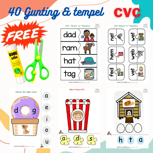 Jual Buku Belajar Membaca Bahasa Inggris 3kata CVC Word Aktivitas ...