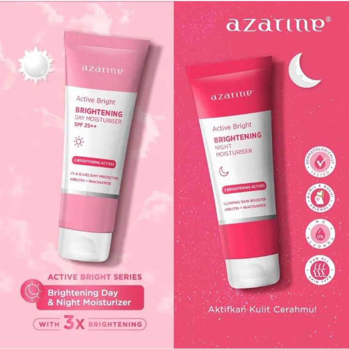 Jual Azarine Active Bright Brightening Moisturiser Gel 20gr | Shopee ...