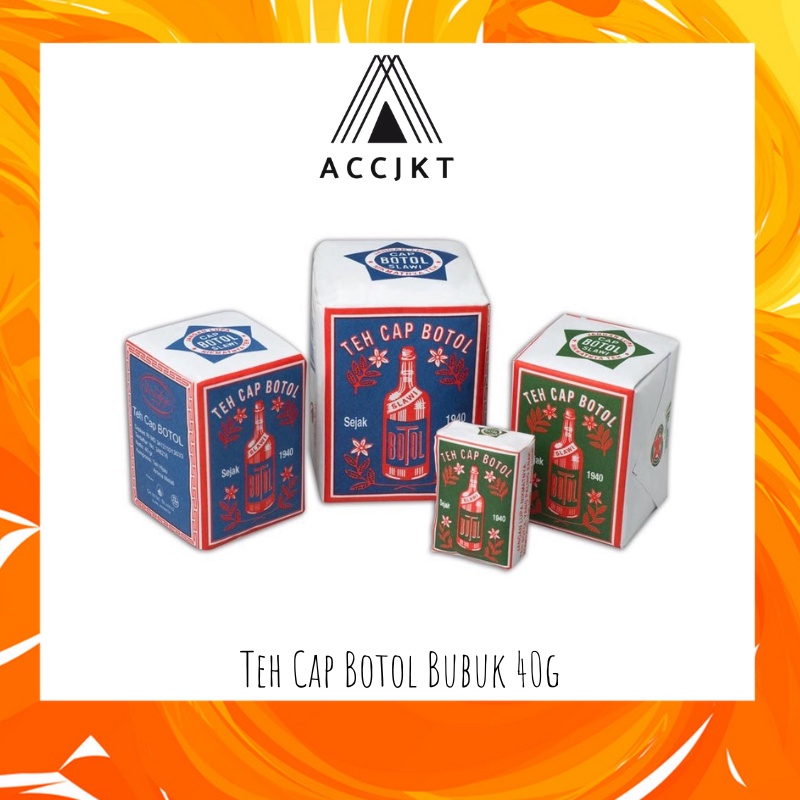 Jual Teh Cap Botol Bubuk Besar 40g ACCJKT | Shopee Indonesia