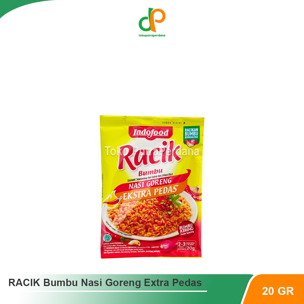 Jual BUMBU RACIK INDOFOOD Nasi Goreng Extra Pedas 20gr | Shopee Indonesia