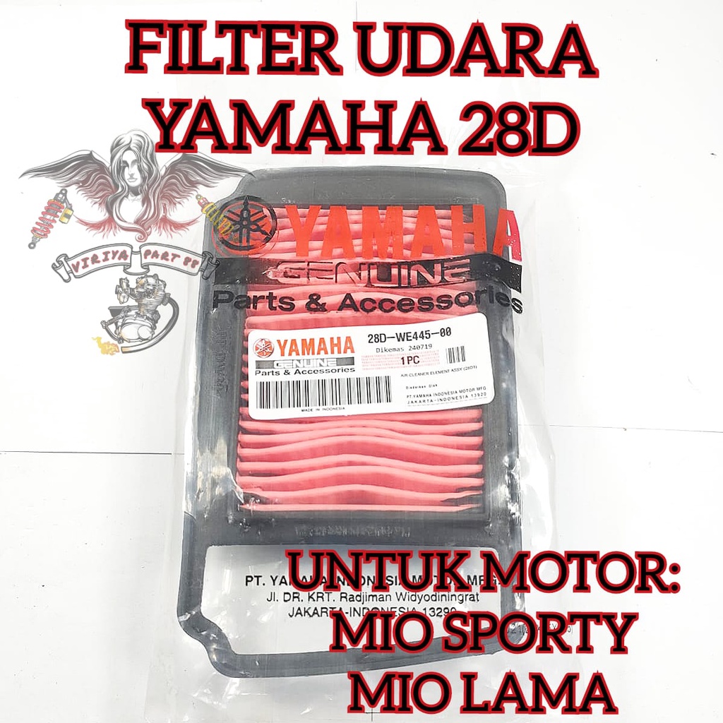 Jual FILTER UDARA / SARINGAN UDARA YAMAHA 28D MIO SPORTY KUALITAS ASLI ...