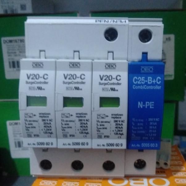 Jual Surge Arrester Obo 3Phase V20 NPE C25 | Shopee Indonesia
