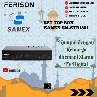 Jual Set Top Box Sanex STB SN-STB1801 | Shopee Indonesia