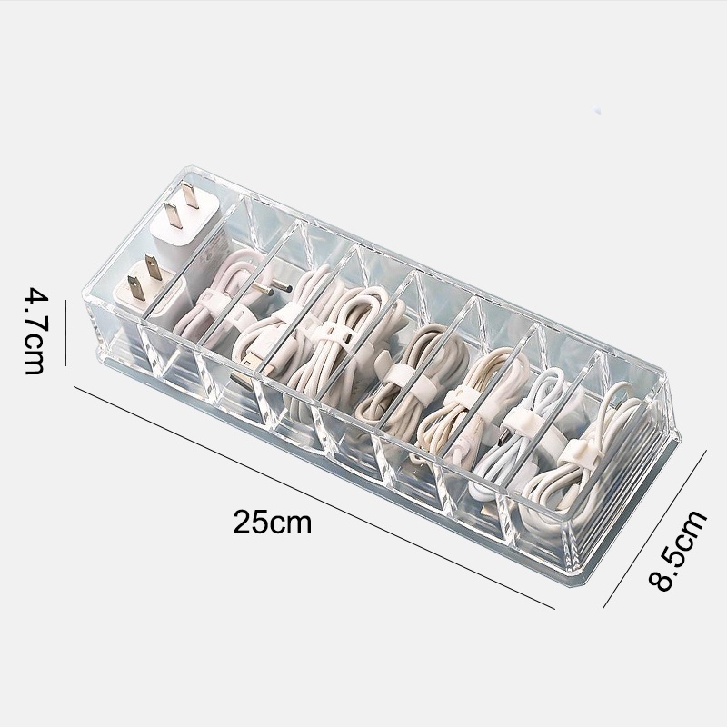 Jual Dejavu Tempat Penyimpanan Kabel Charger Storage Box Organizer Meja ...