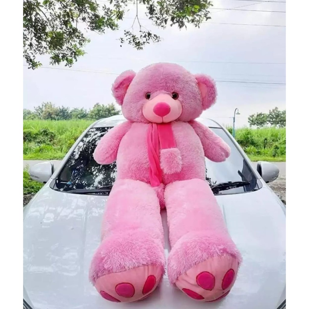 Jual Boneka Jumbo 2 Meter SNI Beruang Teddy Bear Besar 2m lucu kado 1,5 ...