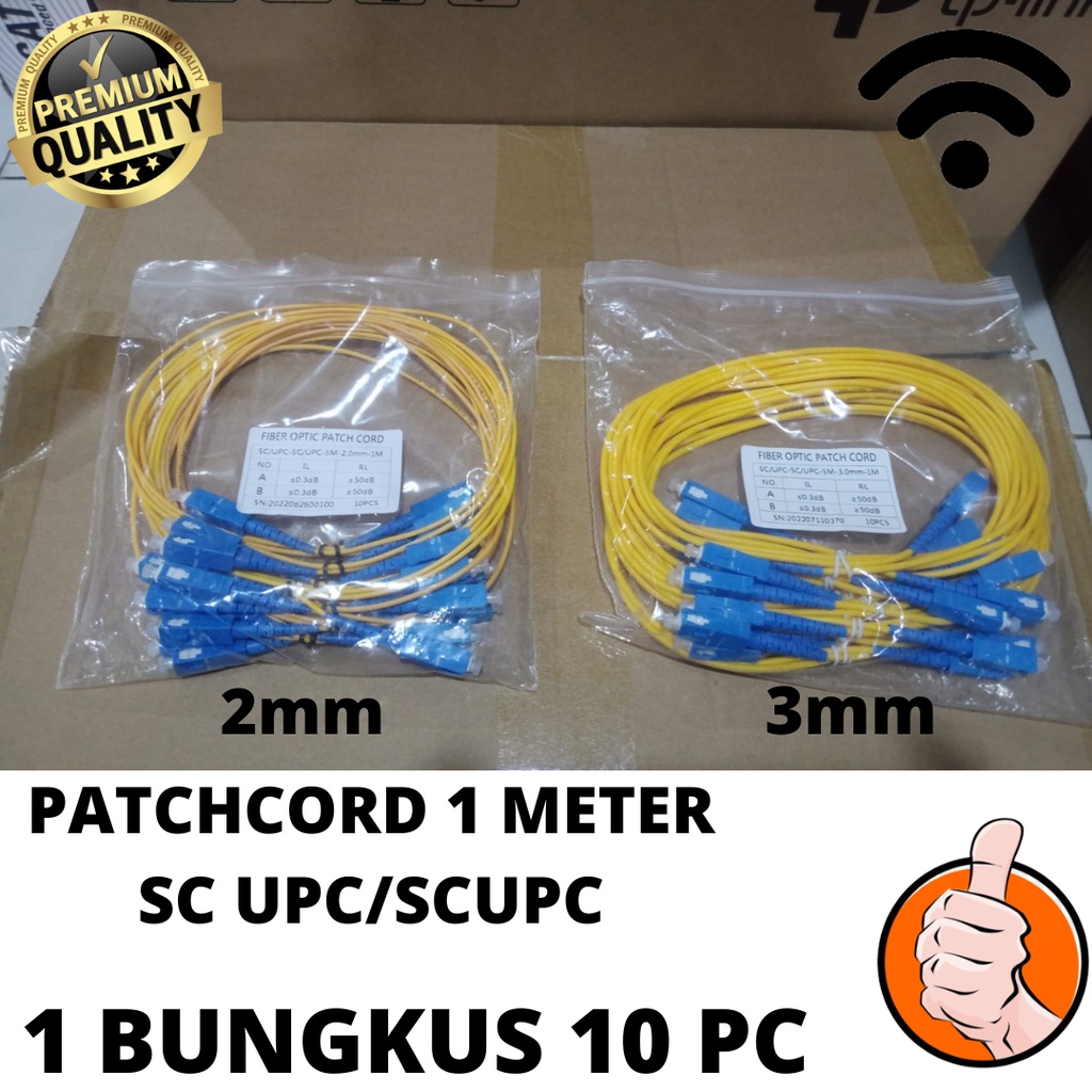 Jual PATCHCORD 1 METER 1 BUNGKUS 10 PC | Shopee Indonesia