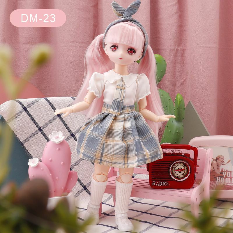 Jual Mainan Anak Boneka BJD Doll 30cm Cute DIY Girls Gift Princess ...