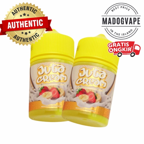 Jual Liquid Juta Strawberry Banana Cream 60ml | Juta Strawberry Banana ...