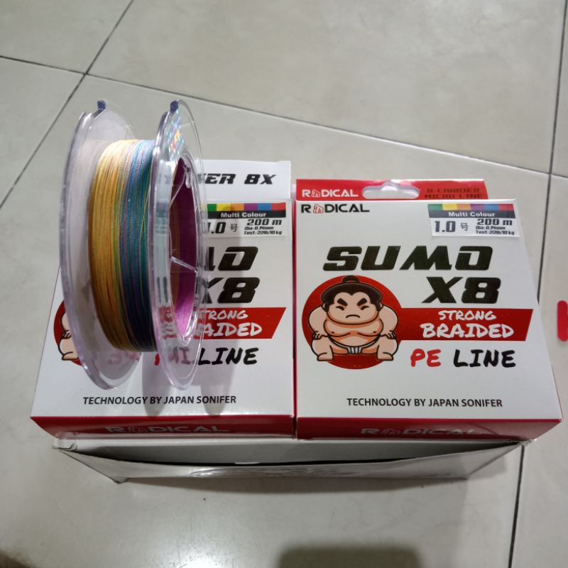 Jual PE 1.0 X8 RADICAL SUMO MULTI COLOUR | Shopee Indonesia