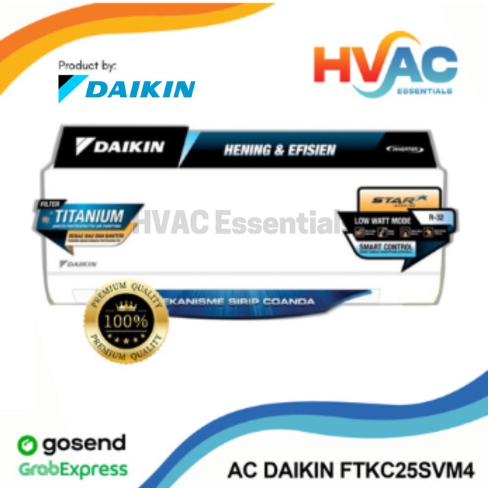 Jual AC DAIKIN INVERTER 1 PK FTKC25 Thailand | Shopee Indonesia