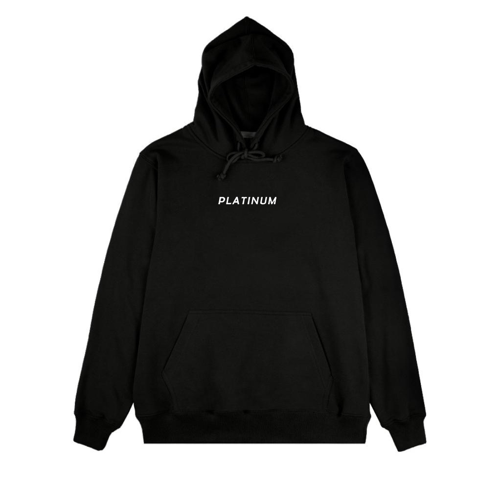 Jual Hoodie Sweatshirt Crewneck Sweater Small Logo Platinum World Black Authentic Quality ...