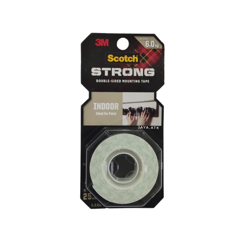 Jual DOUBLE TAPE MOUNTING VHB 3M SCOTCH 110-S25 25MM X 1.5M 6KG INDOOR SELOTIP 2 SISI BUSA FOAM ...