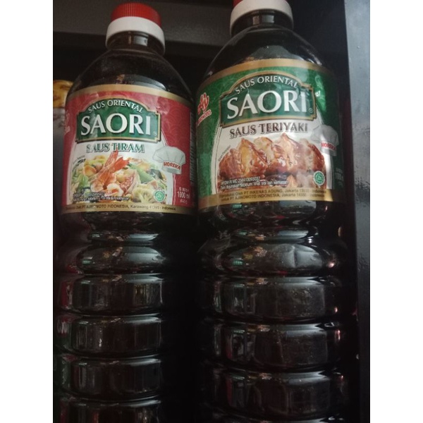 Jual Saori Saos Tiram & Saos Teriyaki 1Liter | Shopee Indonesia