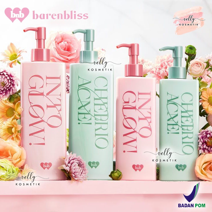 Jual BNB Barenbliss Brightening & Calming Body Wash 400 ml & Body Serum ...