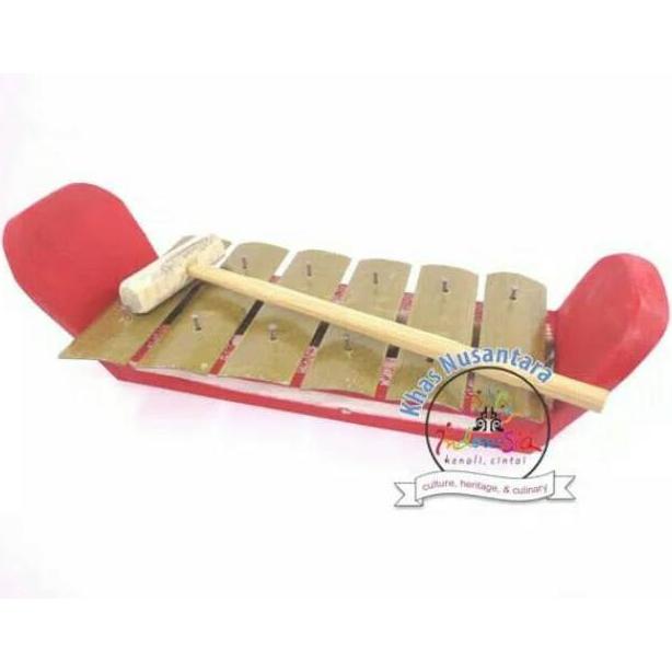 Jual PRODUK- SARON GAMELAN GAMBANG MINI 6 BILAH ALAT MUSIK JADUL ...