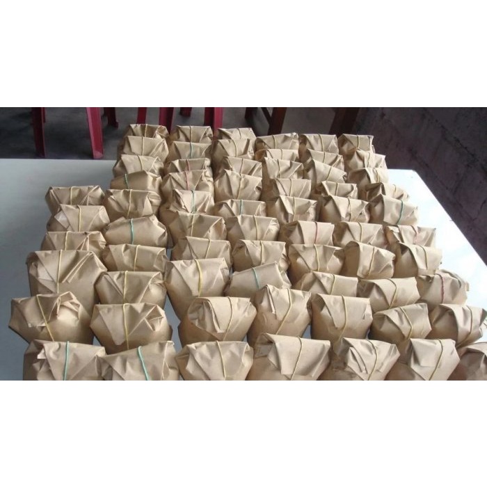 Jual KERTAS BUNGKUS NASI COKELAT HARGA UNTUK 1 LEMBAR KERTAS PACKING ...