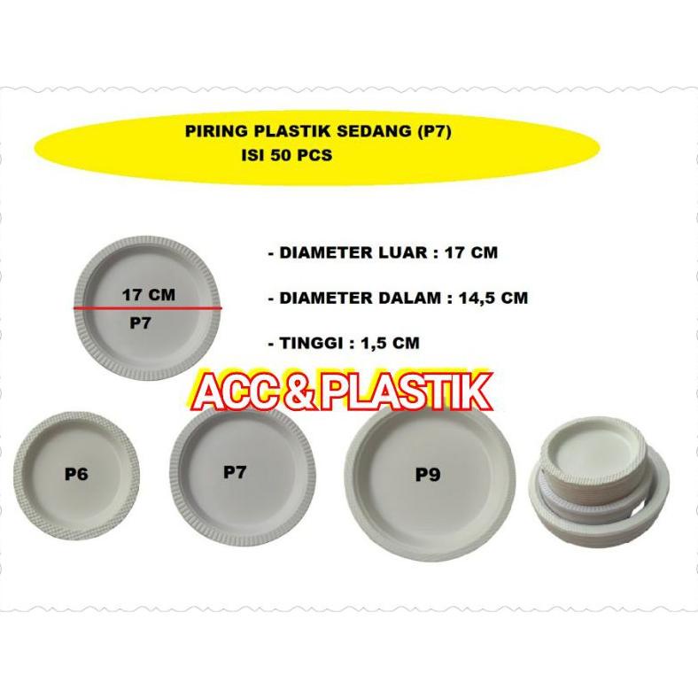 Jual PIRING PLASTIK SEDANG PIRING ACARA PIRING MAKAN PIRING PESTA ...