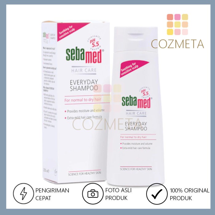 Jual Dry Shampoo Sebamed Everyday Shampoo 400 Ml Shampo Sampo Normal To ...