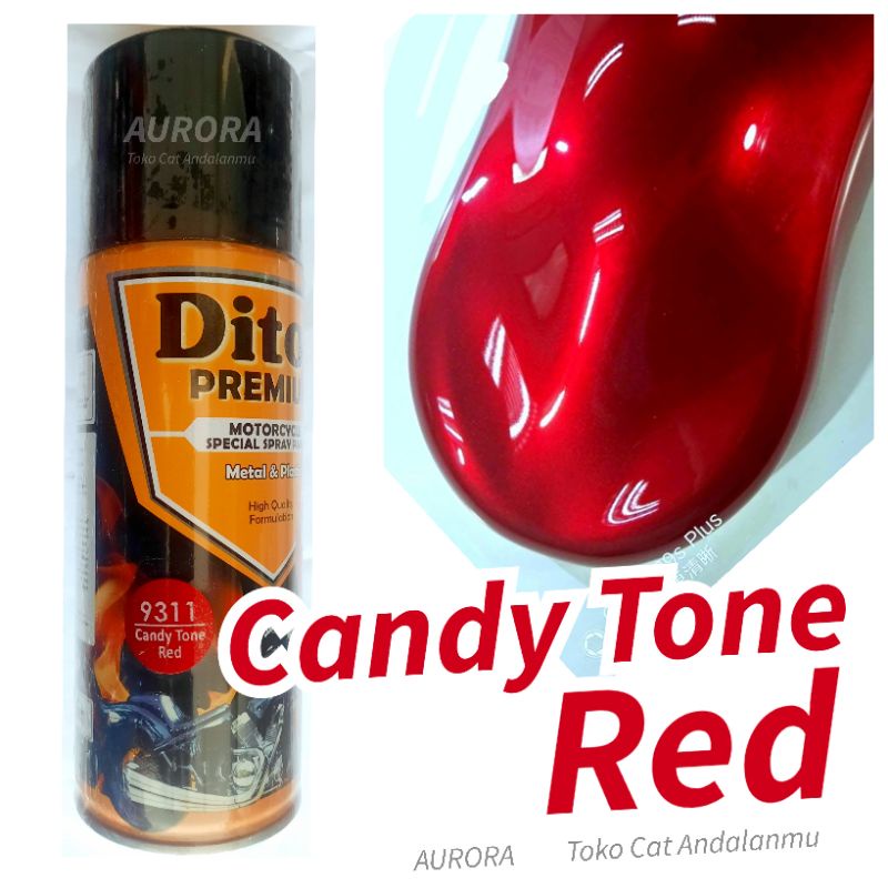 Jual Diton Premium Candytone Red 9311 Cendy Merah Candy Tone Cenditon Kenditon Cendytone Cet ...