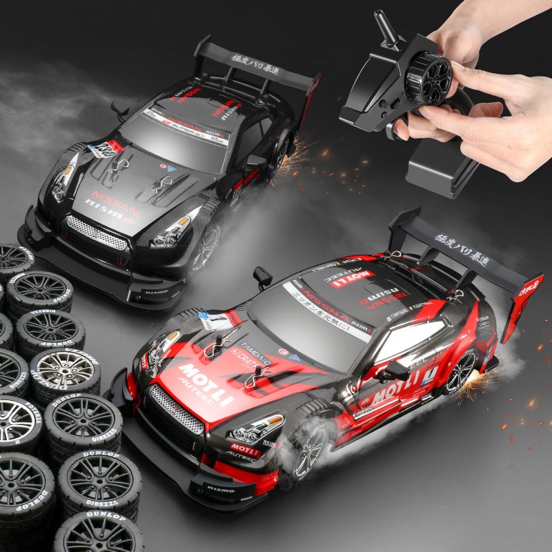 Jual rc drift NISSAN GTR BMW 1:16 4WD 2.4ghz semi proportional rc car ...