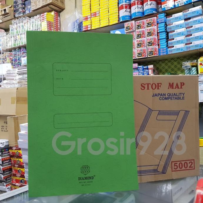 Jual Stopmap / Map Folder Folio Diamond 500 Hijau (Isi 50 Lembar ...