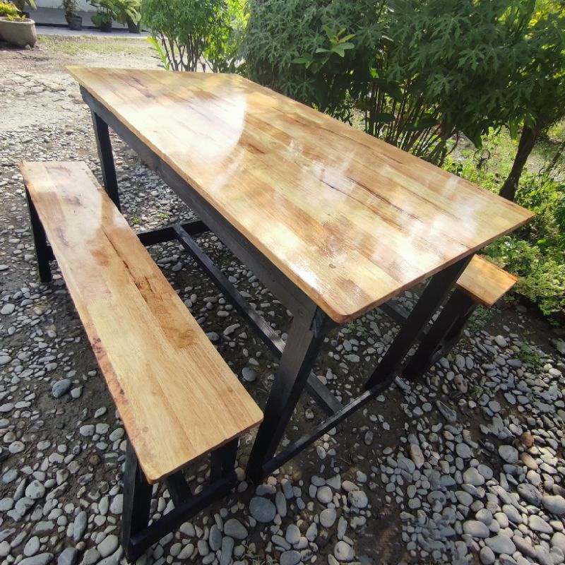 Jual Set meja kafe cafe kursi panjang | Shopee Indonesia