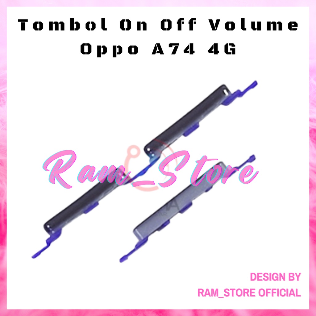 Jual Tombol Luar On Off Plus Volume Oppo A74 4G Tombol Luar Button ...