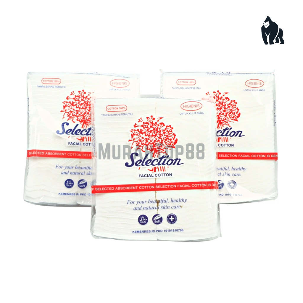 Jual Selection Facial Cotton Kotak 35 gr / Kapas Wajah Pembersih ...