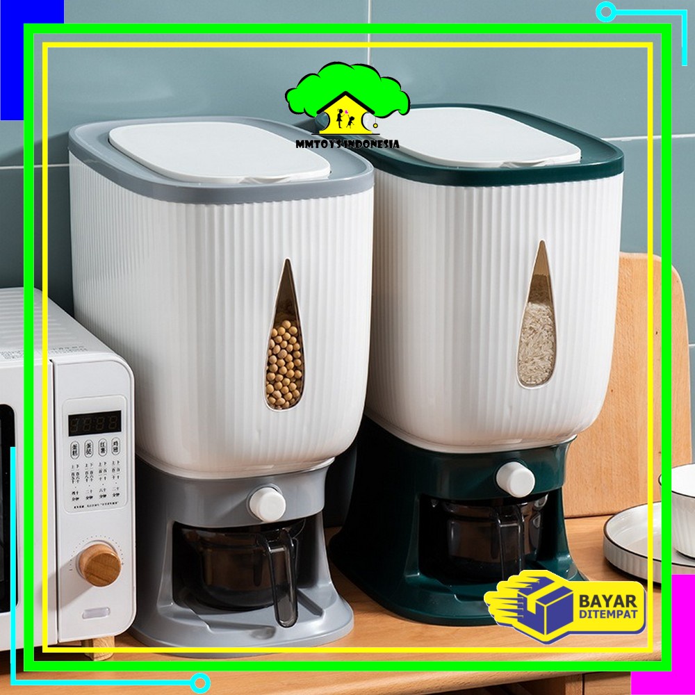 Jual MI-C360 Dispenser Beras 10 KG Rice Dispenser Tempat Wadah ...