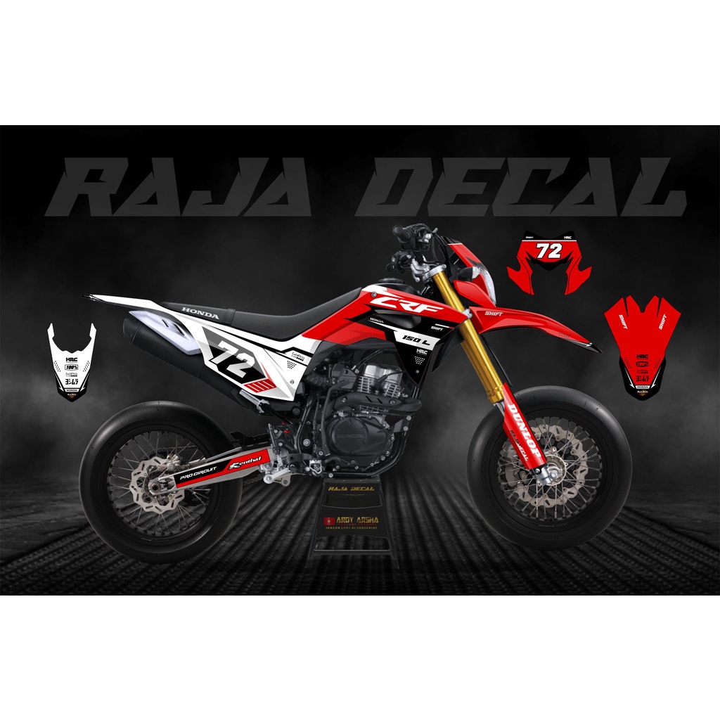 Jual Decal Sticker CRF 150L Full Body Stiker Dekal CRF Motif Simple ...