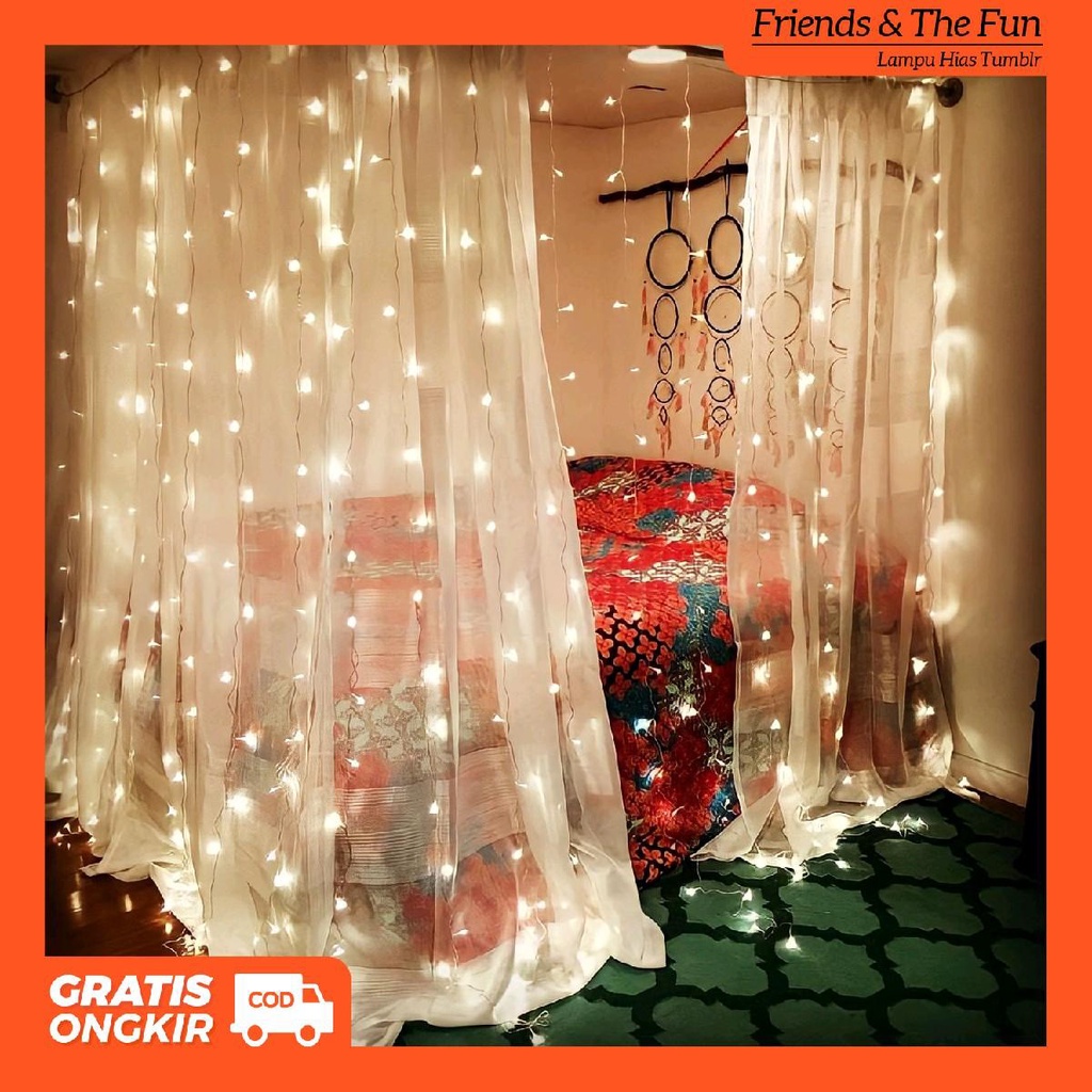 Jual Lampu Tumblr Backdrop Kamar Rumah Dan Acara Ukuran 3 × 3 Meter ...