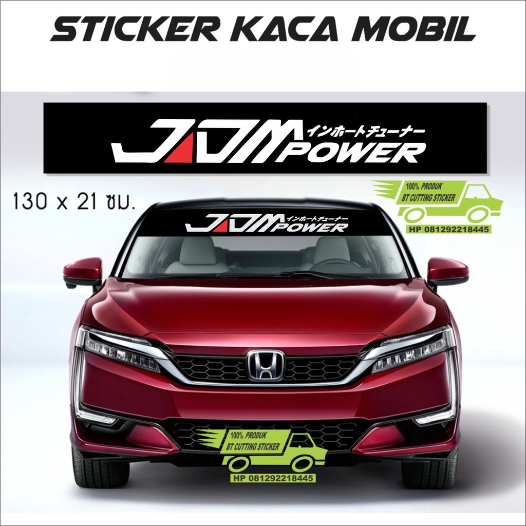 Jual sticker mobil sticker jdm sticker kaca depan mobil sticker jdm ...