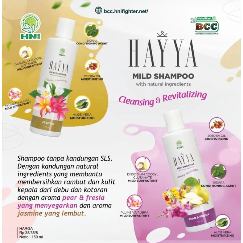 Jual Hayya Mild Shampo HNI | Shopee Indonesia