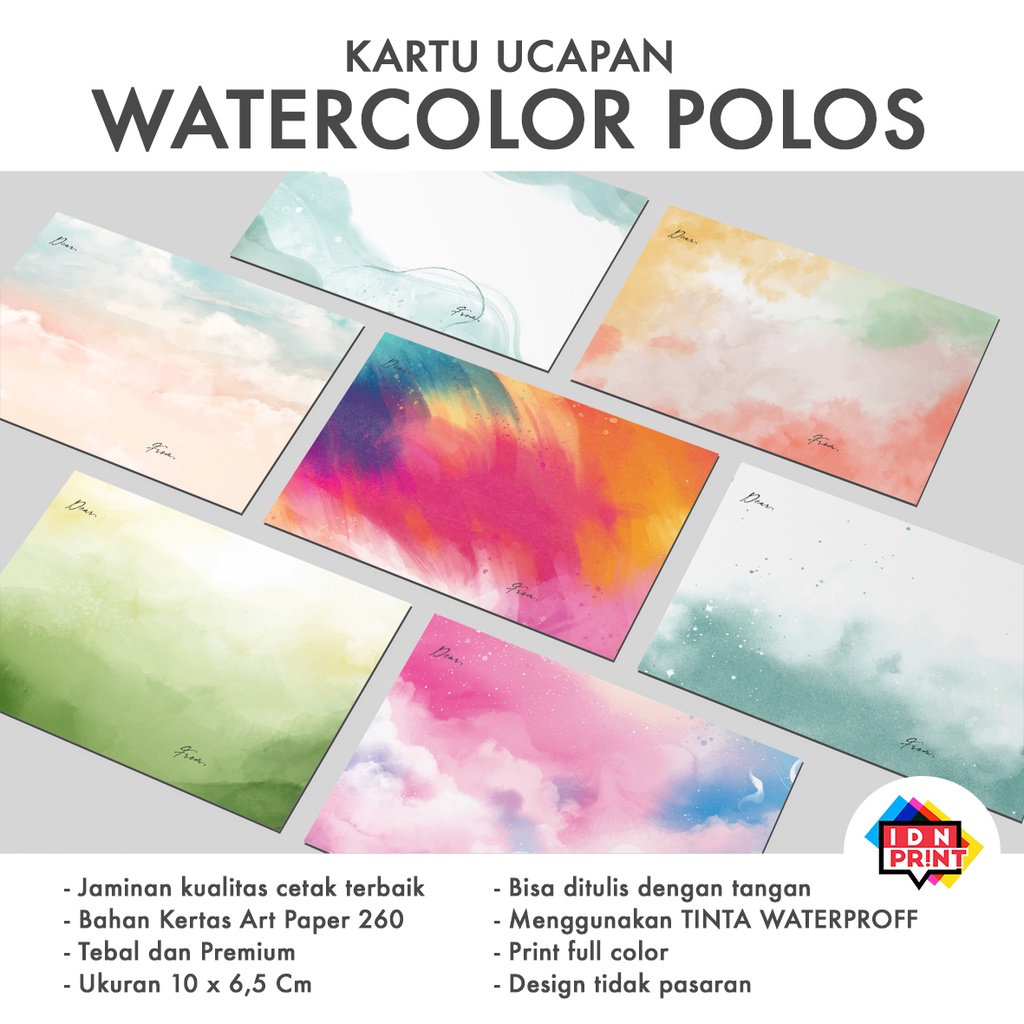 Jual KARTU UCAPAN ULANG TAHUN - GREETING CARD POLOS - GREETING CARDS ...