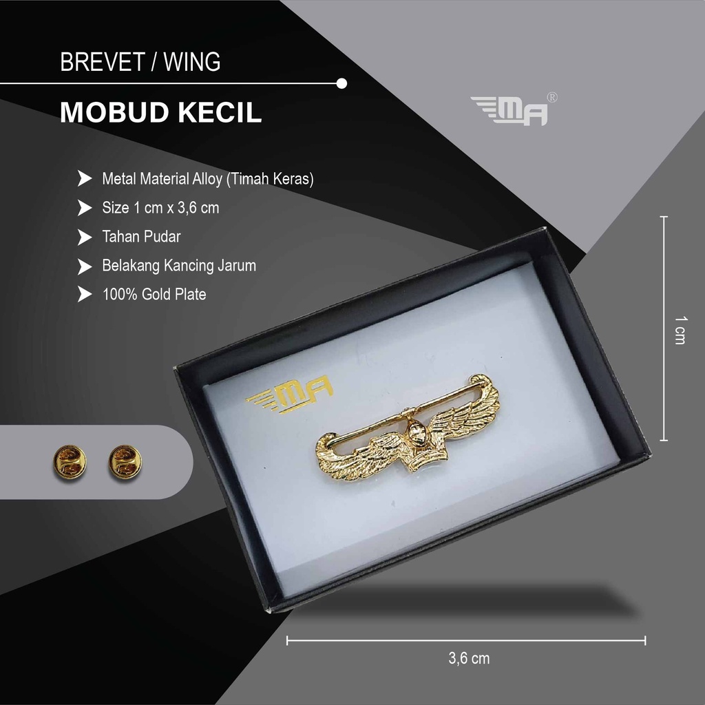 Jual WING MOBUD KECIL PDH BRIVET BREVET PIN MOBUD KECIL | Shopee Indonesia