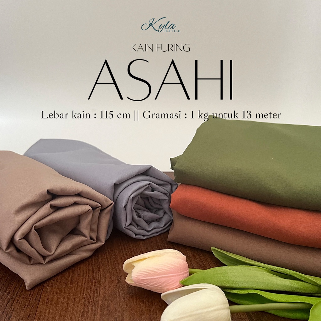 Jual 1/2 METER KAIN FURING ASAHI BAHAN PURING | Shopee Indonesia