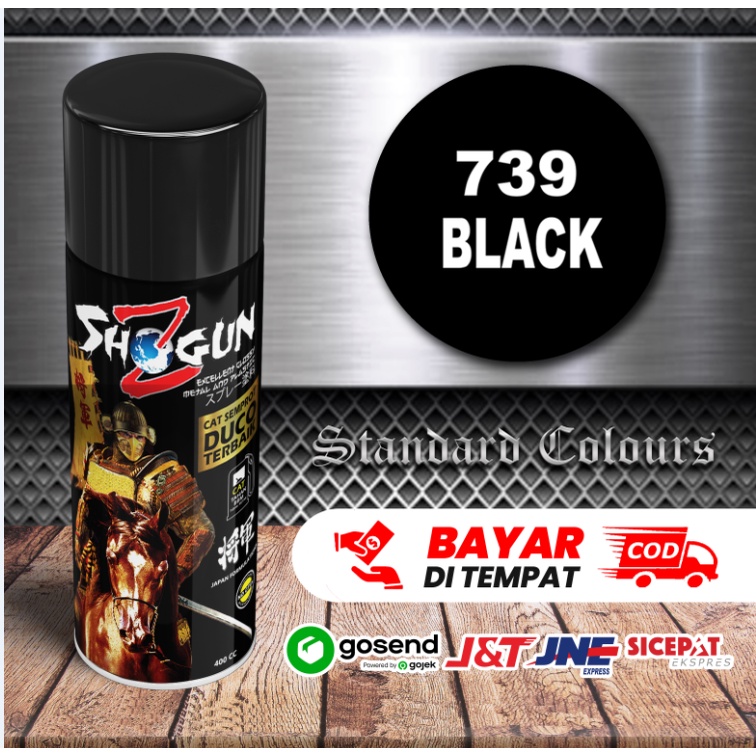 Jual Cat Semprot Pylox Pilok Shogun Z Black 739 Hitam | Shopee Indonesia