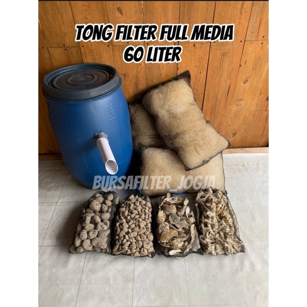Jual Paket Tong Filter 60 Liter Full Media | Shopee Indonesia