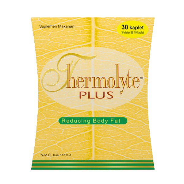Jual THERMOLYTE PLUS KAPLET HERBAL PELANGSING thermolite 30 KAPLET ...