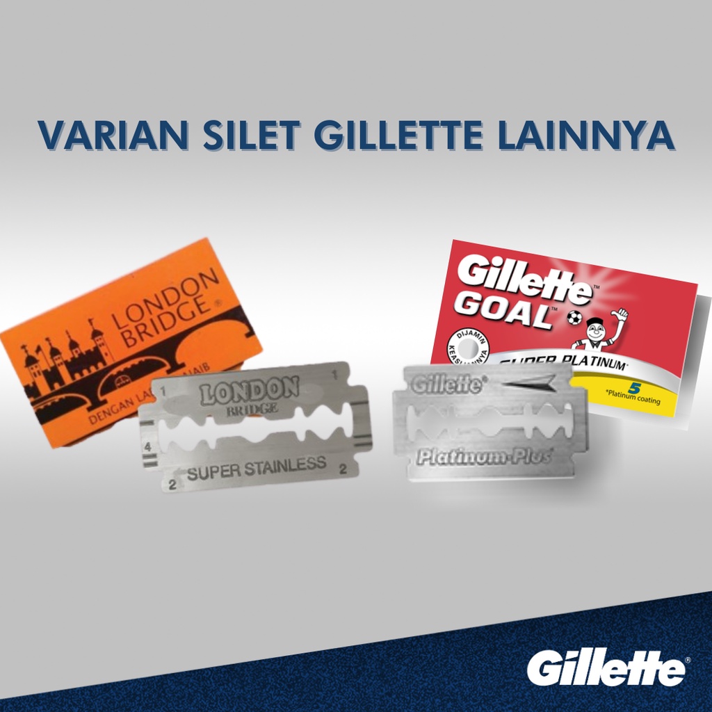 Jual Gillette Alat Cukur Silet Goal 1 pcs | Shopee Indonesia