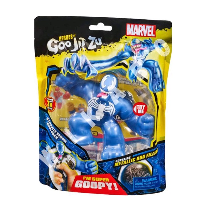 Jual Heroes Of Goo Jit Zu Marvel S4 Hero Pk Super Venom Symbiote Venom ...