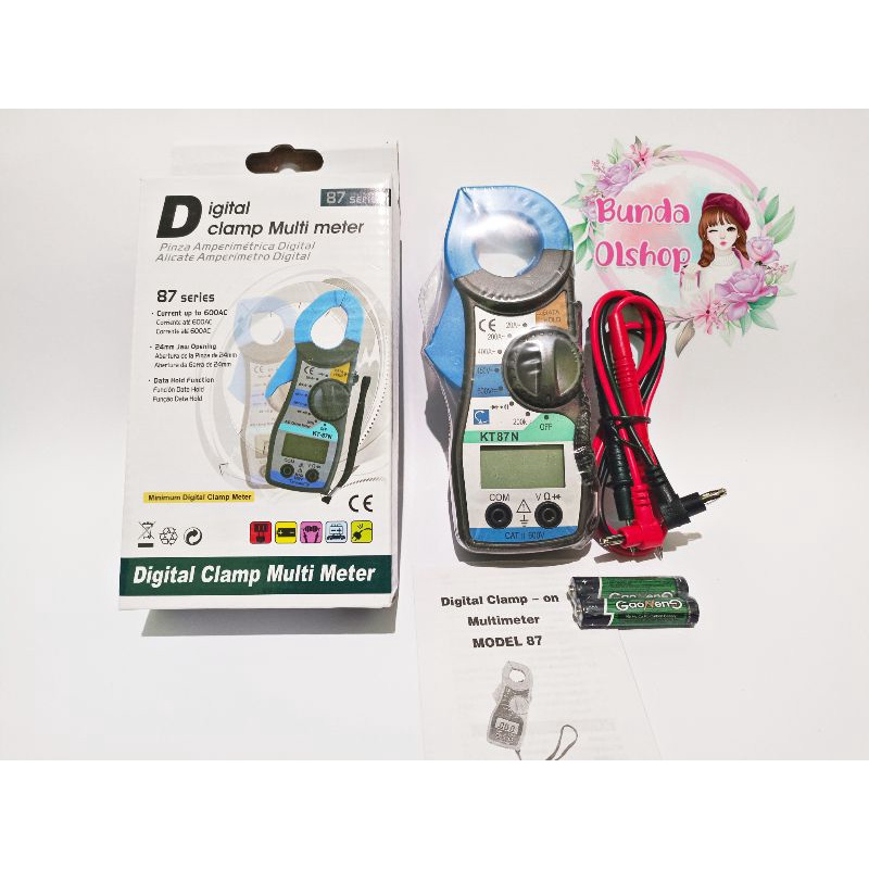 Jual Tang Ampere | Digital Clamp Multi Meter KT87N | Digital Multi ...
