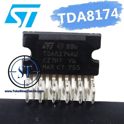 Jual IC VERTICAL TDA8174AW / TDA 8174 AW ST ORI GENUINE DEFLECTION CIRCUIT TDA8174 TDA-8174 ...