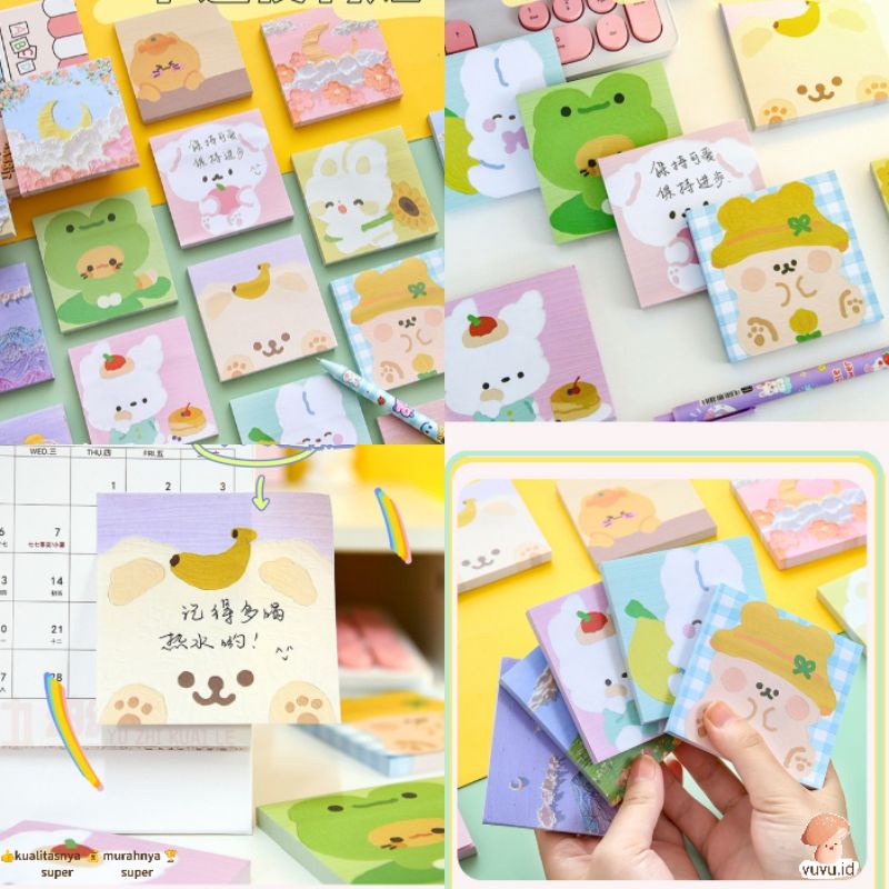 Jual Sticky notes family life memo tempel lucu memo Notes Kecil Buku ...