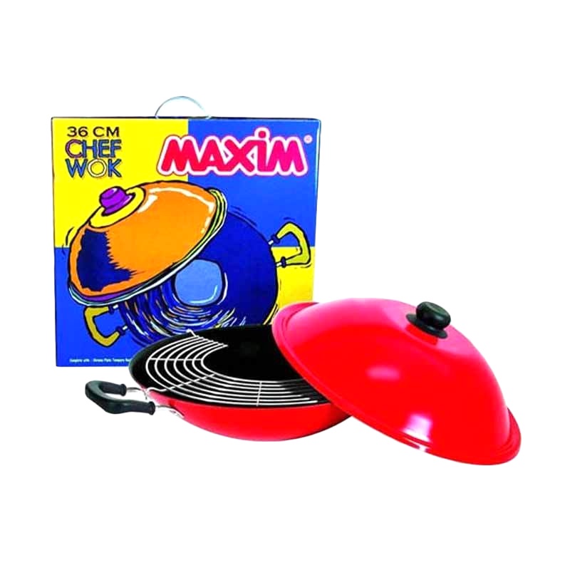 Jual MAXIM Wajan Maspion Chef Wok 36CM | Shopee Indonesia