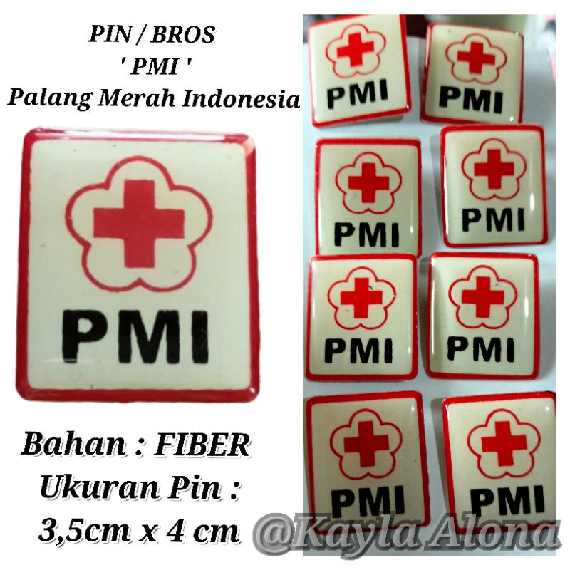 Jual PIN / BROS ' PMI ' Palang Merah Indonesia | Shopee Indonesia