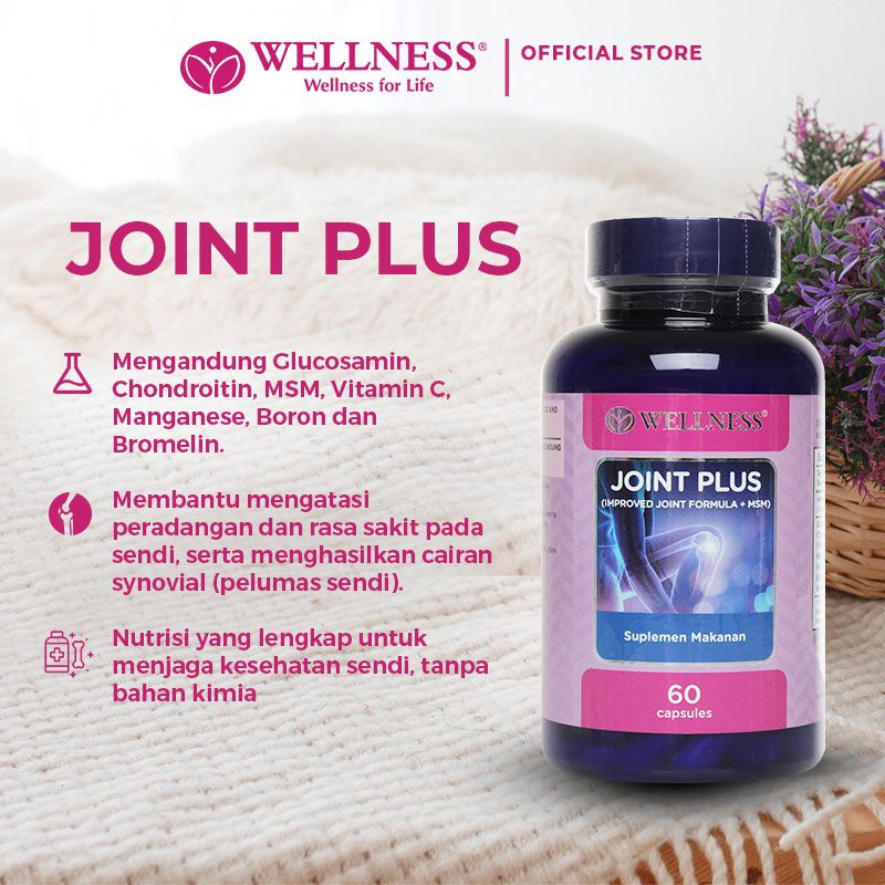 Jual Wellness Joint Plus Improved Joint Formula + MSM Suplemen Untuk ...
